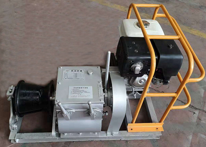 Tời kéo cáp Capstan trống đơn 50KN để đặt cáp ngầm